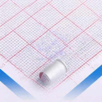 China aluminum solid capacitors JIERR PA10V470M6X9 rated voltage range 2.5 volts to 200 volts for electronics for sale