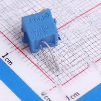 China Multi turn adjustment potentiometer JIERR 3266W-1-202 glass glaze material stable resistance control for sale