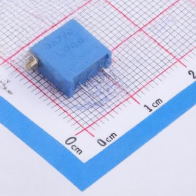 China Multi turn glass glaze potentiometer precision tuning component JIERR 3296X-1-500 rated power 05 watt for sale