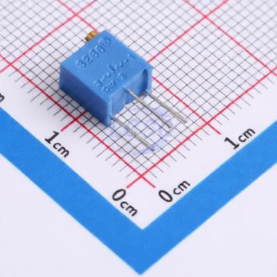 China compact glass glaze potentiometer multi turn adjustment JIERR 3266W 1 203 precision tuning component for sale