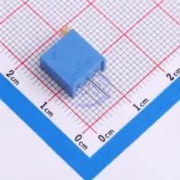 China Multi turn adjustment glass glaze potentiometer JIERR 3296W 1 205 precision compact electronic part for sale