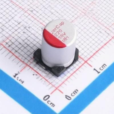 China aluminum solid capacitor JIERR MH35V220M8X12 engineered for electronic applications requiring durability for sale