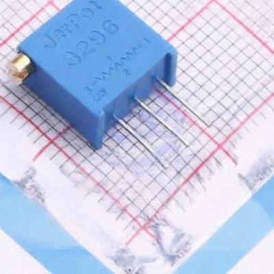 China multi turn potentiometer JIERR 3296X-1-100 glass glaze type suitable for precision resistance adjustment for sale