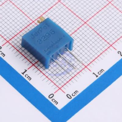 China potentiometer JIERR 3296W-1-104LF glass glaze multi turn series for precision resistance adjustment for sale