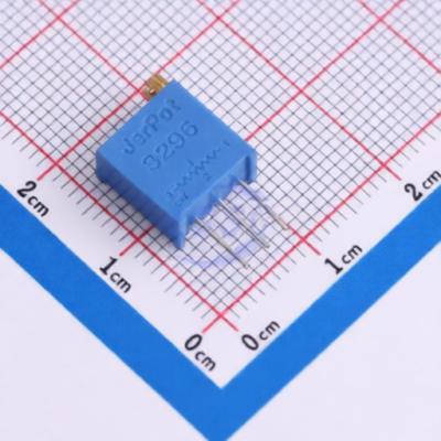 China Multi turn glass glaze potentiometer JIERR 3296W 1 504 featuring compact size and precise adjustment for sale