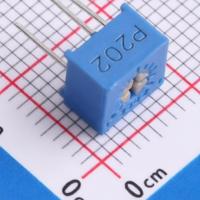 China Compact glass glaze potentiometer JIERR 3362P 1 202 with performance and precise resistance control for sale