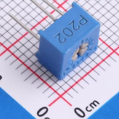 China Compact glass glaze potentiometer JIERR 3362P 1 202 with performance and precise resistance control for sale