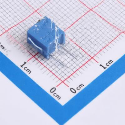 China Compact and precise glass glaze potentiometer JIERR 3266W-1-503 for multi turn resistance adjustment for sale