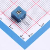 China Precision tuning potentiometer JIERR 3362S-1-502LF glass glaze material single turn adjustment type for sale