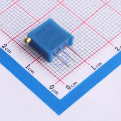 China multi turn potentiometer JIERR 3296X-1-205LF glass glaze type designed for precise resistance tuning in compact form for sale