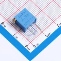 China Multi turn adjustment potentiometer JIERR 3296X-1-200 precision tuning glass pre adjusted component for sale