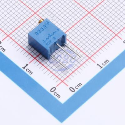 China Multi Turn Glass Glazed Pre Adjusted Potentiometer JIERR 3266W 1 100 Providing Resistance Adjustment for sale