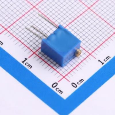China Glass glaze potentiometer JIERR 3266W-1-103 multi turn compact component for resistance adjustment for sale