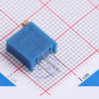 China Glass glaze potentiometer JIERR 3296W-1-501LF multi turn compact component for resistance adjustment for sale