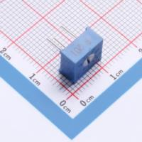 China Glass glaze pre adjusted potentiometer JIERR 3386P 1 201 multi turn precise resistance tuning device for sale