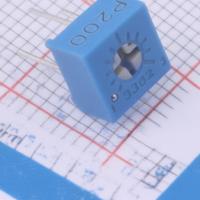 China Precision single turn potentiometer JIERR 3362P-1-500 glass glaze pre adjusted type with performance for sale