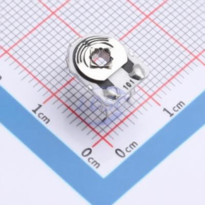 China ceramic trimmer potentiometer JIERR JER805H-101 with 0.5 watt power rating and wide resistance range for sale