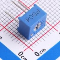 China Glass Pre adjusted Potentiometer JIERR 3362P 1 504 with Resistance Range from 10 Ohms to 5 Mega Ohms for sale