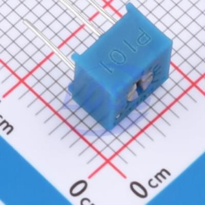 China glass glazed single turn potentiometer JIERR 3362P-1-101LF with 0.5 watt power rating and wide resistance range for sale