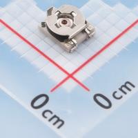 China SMD trimmer potentiometer JIERR JER33X-1-52 with compact size metal glass glaze and stopper included for sale