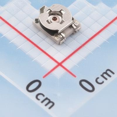 China SMD trimmer potentiometer JIERR JER33X-1-52 with compact size metal glass glaze and stopper included for sale