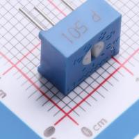 China Multi turn glass glazed potentiometer JIERR 3386P 1 501LF designed for precise resistance adjustment for sale