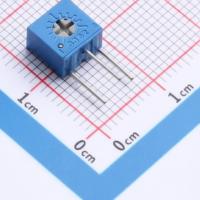 China Glass glaze pre adjusted potentiometer JIERR 3362X 1 104 for compact and precise single turn control for sale