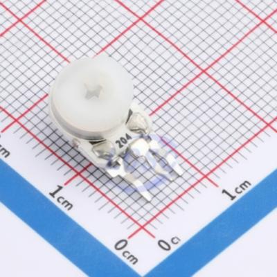 China Ceramic Trimmer Potentiometer with Metal Glaze JIERR JER825VC-204 Rated Power 0.5W Resistance Range 300 to 2M for sale
