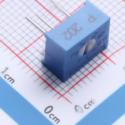 China Multi Turn Glass Pre Adjusted Potentiometer with Nominal Resistance Range 10 to 5M JIERR 3386P 1 202 for sale