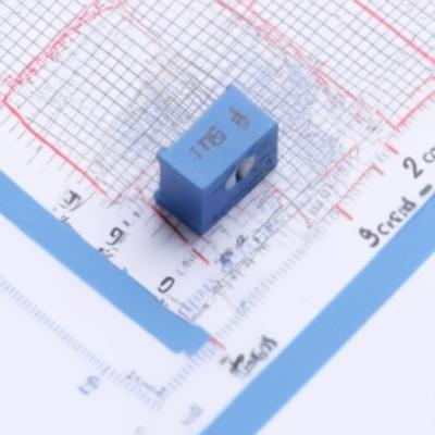 China Glass Pre Adjusted Potentiometer 3386P 1 501 Series Offering Wide Resistance Range and Rated Power 0.5W for sale