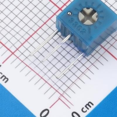 China Glass Glazed Potentiometer with Single Turn Adjustment and 10 Percent Resistance Tolerance JIERR 3362X-1-502LF for sale
