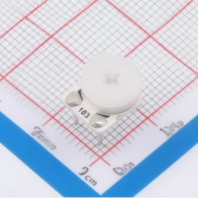 China Metal glaze ceramic trimmer potentiometer JIERR JER805HCS-103 rated resistance tolerance 20 percent for sale