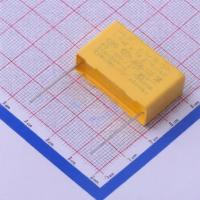 China electronic capacitor Jimson MKP105K275A15 with radial tinned wire leads and flame retardant plastic case for sale