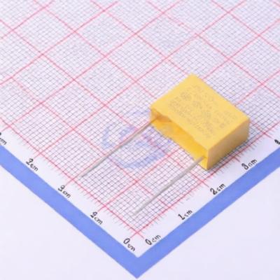 China EMI suppression capacitor Jimson MKP224K310A05 with 0.22uF capacitance and flexible insulated radial leads for sale