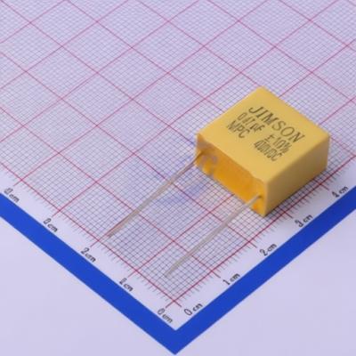 China Radial lead polypropylene film capacitor Jimson MPC474K400D02 with vacuum evaporated metal electrodes for sale