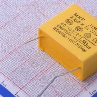 China capacitor Jimson MKP225K310A01 featuring vacuum evaporated metal electrodes and flame retardant case for sale