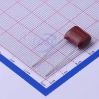 China radial lead capacitor Jimson MPP104J100D01 with vacuum evaporated metal electrodes and epoxy coating for sale