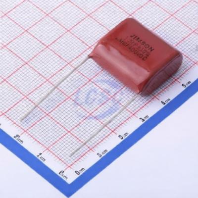 China Durable capacitor Jimson MEF125K400D01 with vacuum evaporated metal electrodes and radial wire leads for sale