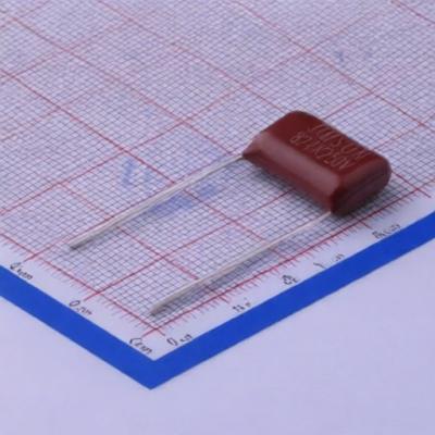 China brown polyester film capacitor Jimson MEF824K250D02 designed for noise suppression and signal coupling for sale