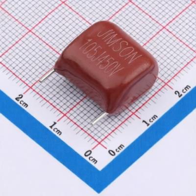 China Polypropylene film capacitor Jimson MPP105J450D04 with fire retardant epoxy resin coating on request for sale