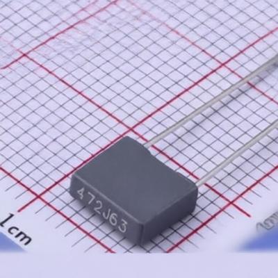 China Polyester film capacitor Jimson MEB472J063D01 with encapsulated epoxy resin and vacuum metal electrodes for sale
