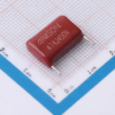 China High stability capacitor Jimson MPP474J450D01 designed for capacitive divider power supplies and low temperature rise for sale