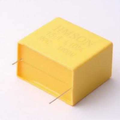 China Vacuum evaporated metal electrode capacitors Jimson MPC156K1200D01 with UV ink or laser engraving marking method for sale