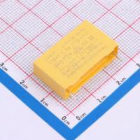 China Flame retardant plastic case capacitor Jimson MKP564K275A18 with epoxy resin sealing and radial leads for sale