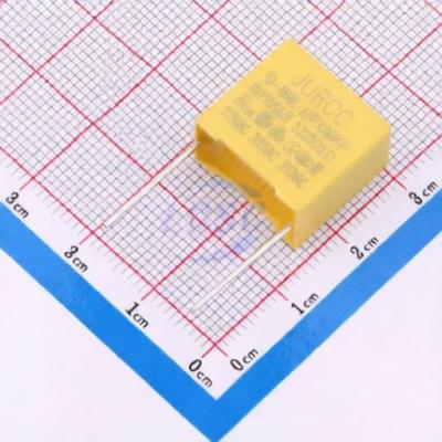 China Compact flame retardant PBT plastic case JURCC JWX2684KP15D5 X2 safety capacitor for EMI suppression for sale