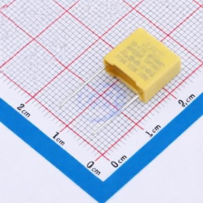 China Flame retardant PBT plastic JURCC JWX2473KP10C2 X2 safety capacitor with zinc aluminum alloy electrodes for sale