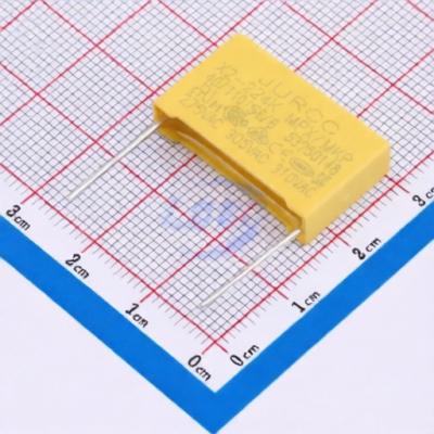 China Polypropylene Film Capacitor JURCC JWX2224KP22.5E1 X2 Safety Zinc Aluminum Electrodes Epoxy Resin Sealed for sale