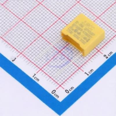 China Compact X2 safety capacitor JURCC JWX2104KP10C2 with polypropylene film dielectric and flame retardant PBT plastic shell for sale