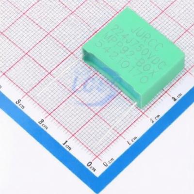 China Capacitor for Resonant Circuits Featuring JURCC JWMPP92-224J750VDCP22.5E6 Metallized Film Technology for sale