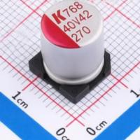 China high voltage Surface Mount Solid Polymer Aluminum Capacitors KEMET A768MS277M1GLAS022 with low leakage current for sale